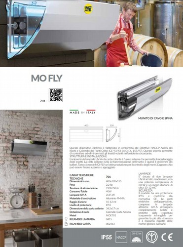 קטלן זבובים מקצועי MOEL MO-FLY 701 Mo-el