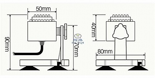 תאורת לד לגינות ובריכת נוי צבעונית