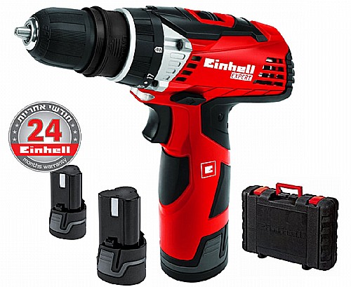 מקדחה מברגה היינל 12V/1300mAh זוג סוללות ליתיום פוטר נשלף ומזוודה ...